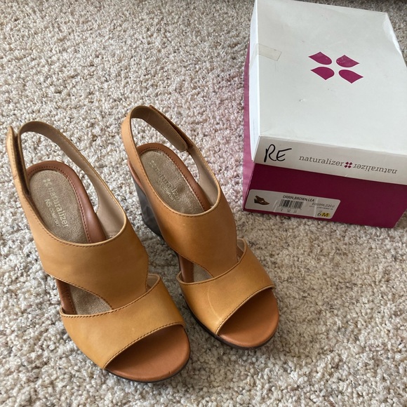 Naturalizer | Shoes | Naturalizer N5 Comfort Lea Brown Orrin Size 6m ...